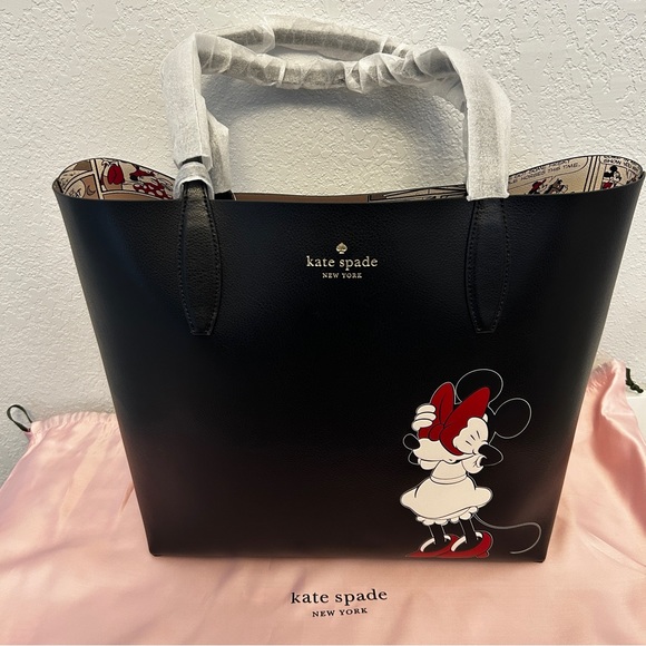 kate spade | Bags | Kate Spade X Disney Minnie Mouse Black Tote Bag | Poshmark